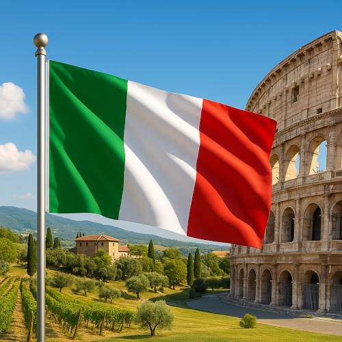 Italien Flagge - Bedeutung, Farben & Herkunft im Überblick | BOFA.de